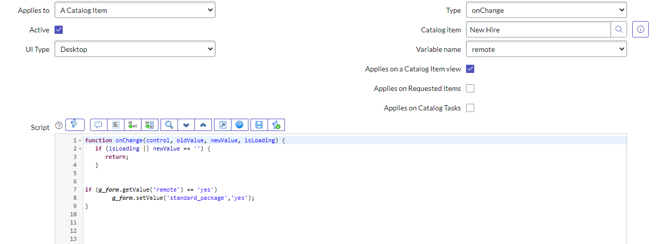 Set field value on New Hire Order Guide - ServiceNow Community